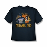 Classic Batman Shirt Dynamic Duo Long Sleeve Navy Tee T-Shirt - Classic ...