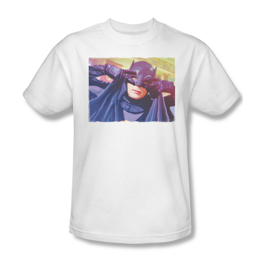 Classic Batman Shirt Mask White T-Shirt - Classic Batman Mask Shirts