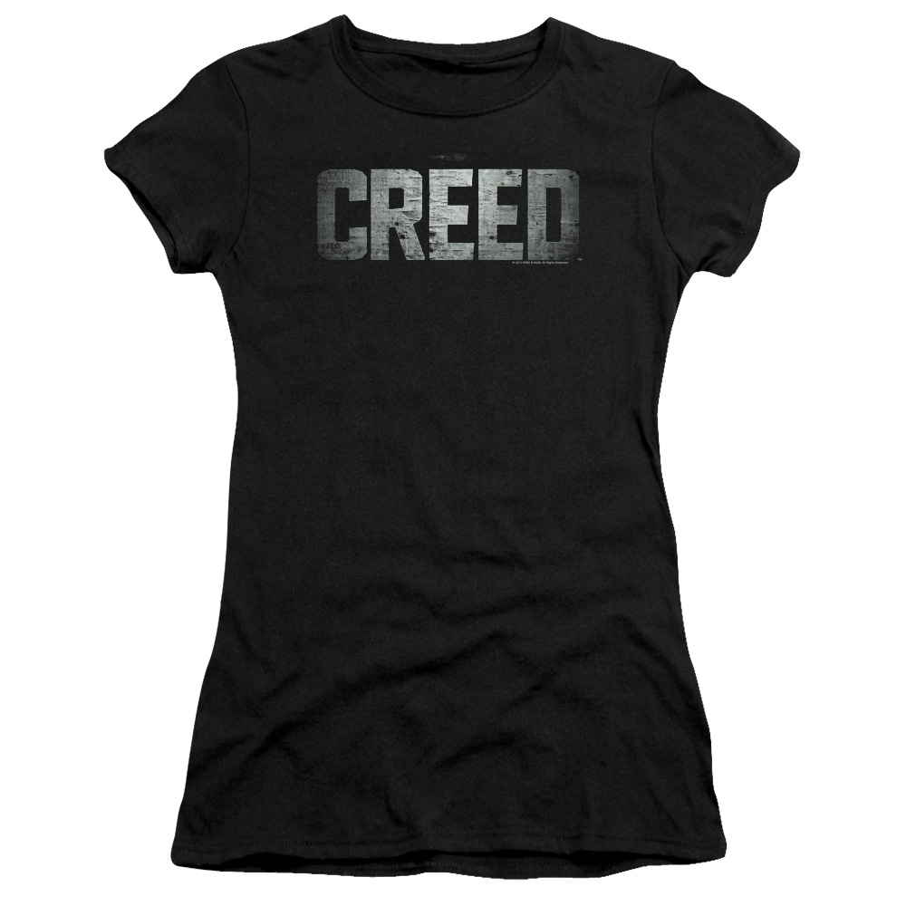 Creed Juniors Shirt Logo Black T-Shirt - Creed Logo Shirts