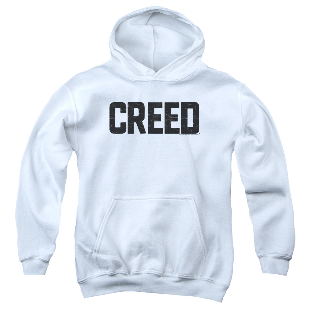 Creed Kids Hoodie Cracked Logo White Youth Hoody - Creed Cracked Logo ...