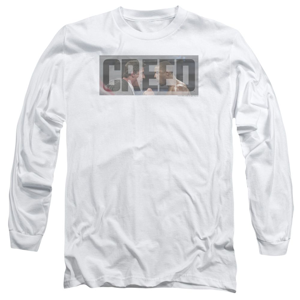 Creed Long Sleeve Shirt Pep Talk White Tee T-Shirt - Creed Pep Talk Shirts
