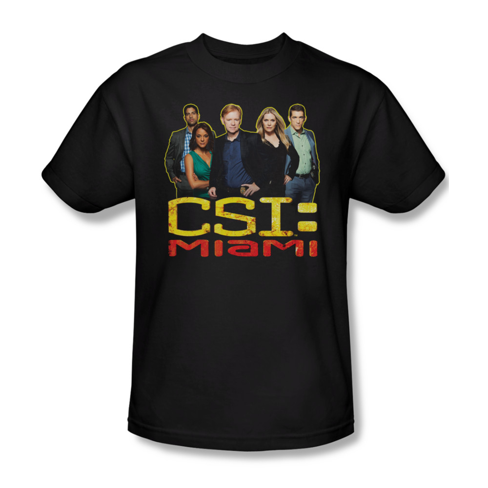 CSI Miami Cast Shirt Adult Tee T-Shirt - CSI Miami Cast Shirts