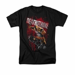 Deathstroke Shirt Blood Splattered Juniors Black Tee T-Shirt ...