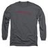 Delta Force Long Sleeve Shirt Distressed Logo Charcoal Tee T-Shirt ...