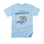 Dexter's Laboratory Shirt What Do You Want Adult Heather Light Blue Tee ...