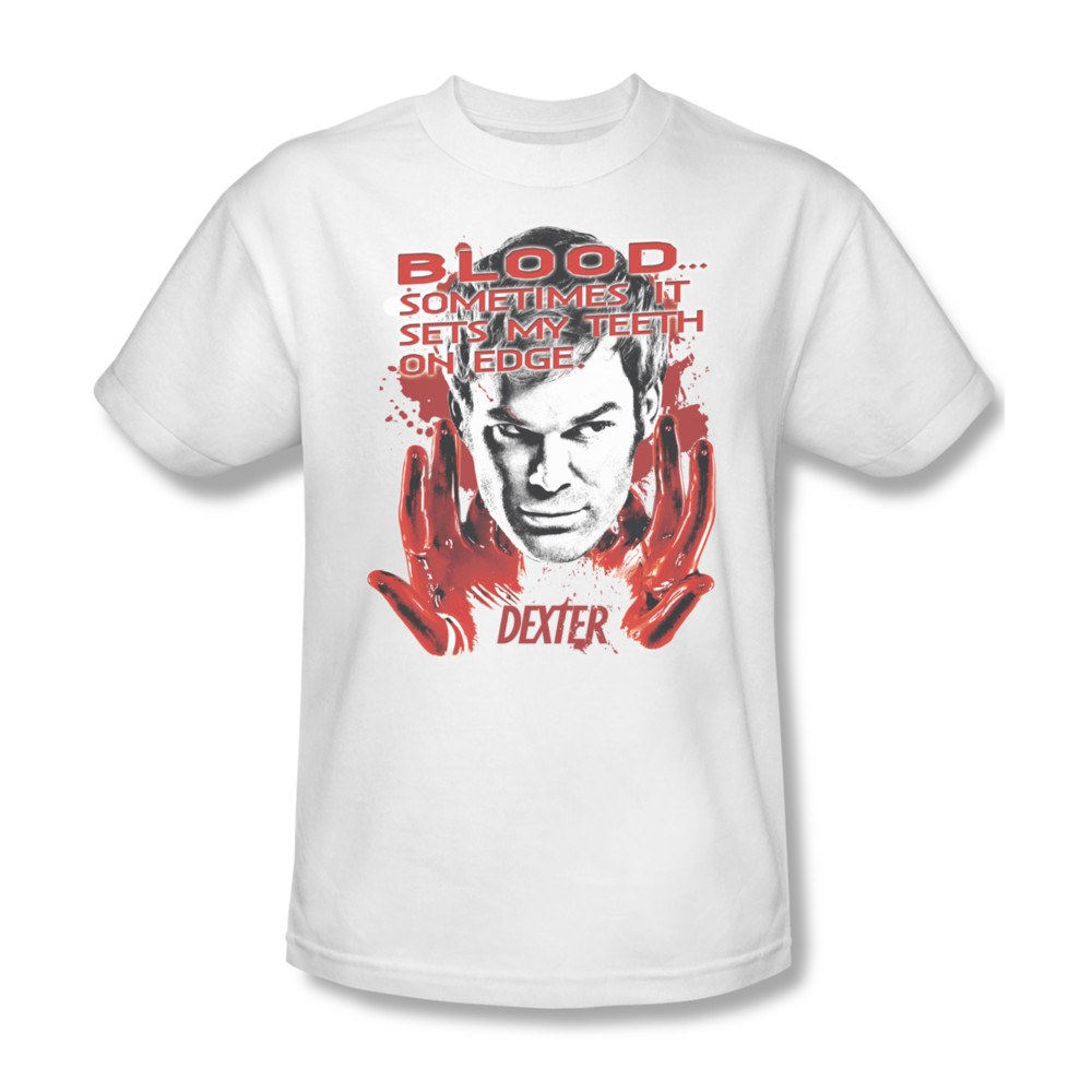 Dexter Shirt Blood Red T-Shirt - Dexter Blood Shirts
