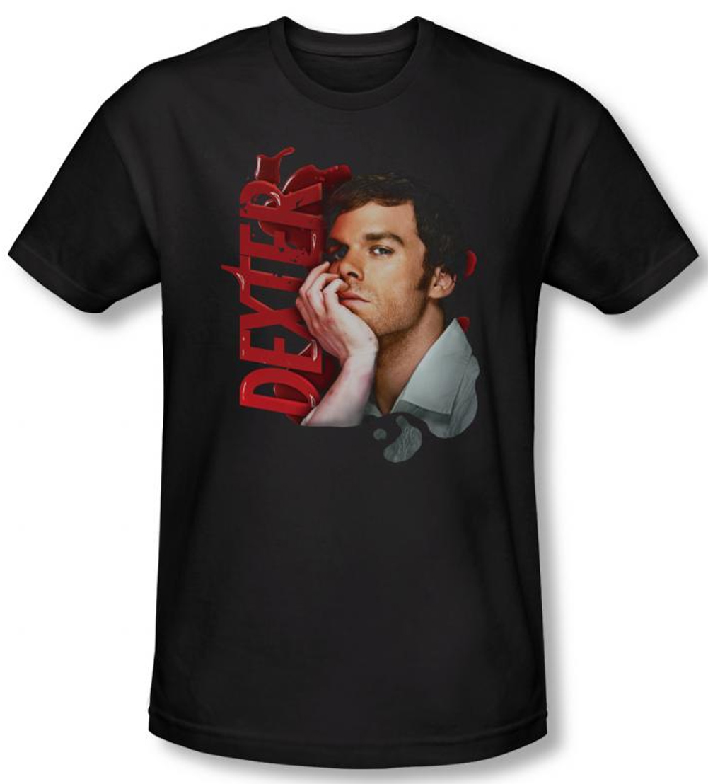 Dexter Shirt Dark Passenger Adult Black T-Shirt Tee - Dexter Layered Shirts