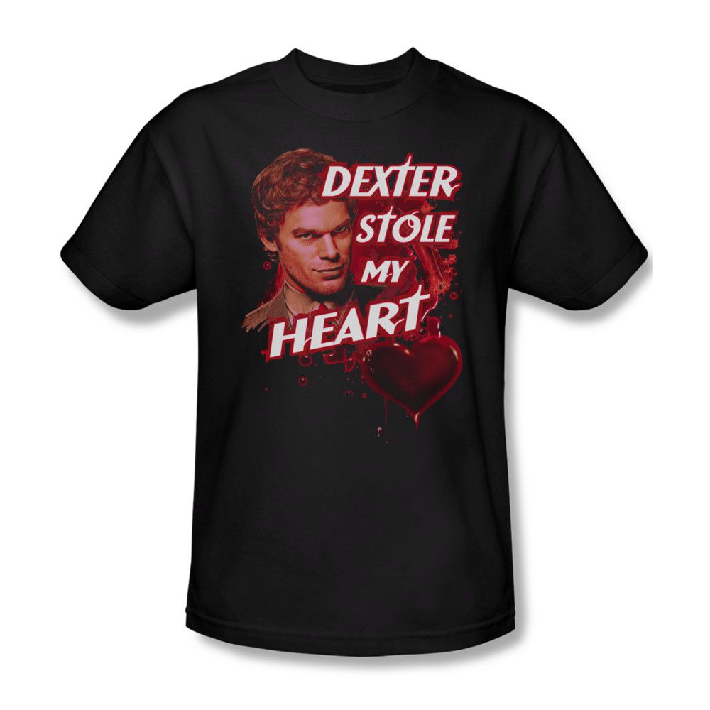 Dexter Shirt Stole My Heart Black T-Shirt - Dexter Stole My Heart Shirts