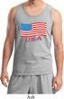 Distressed USA Flag Mens Tank Top - Distressed USA Flag Shirts