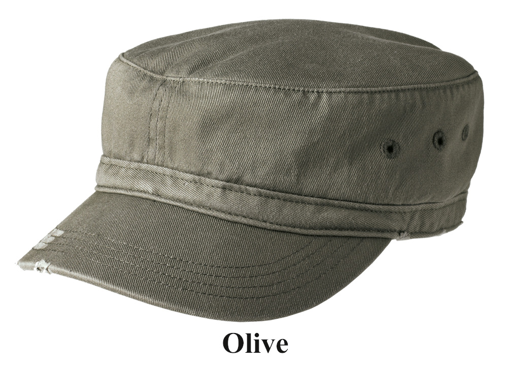 District Military Hat Cap Distressed Twill - District Clothing