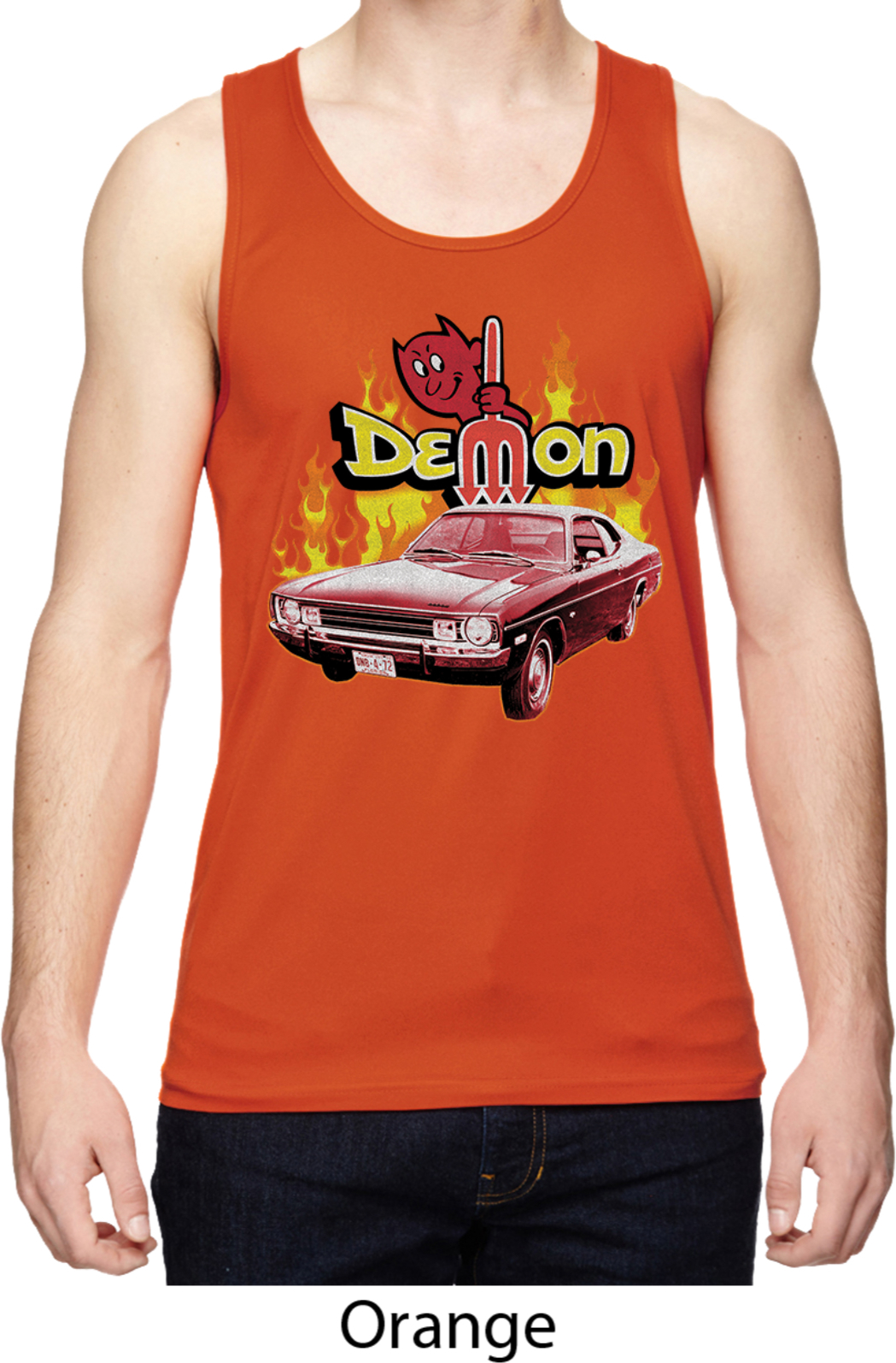 Dodge Demon Dry Wicking Tank Top - Dodge Demon Mens Shirts
