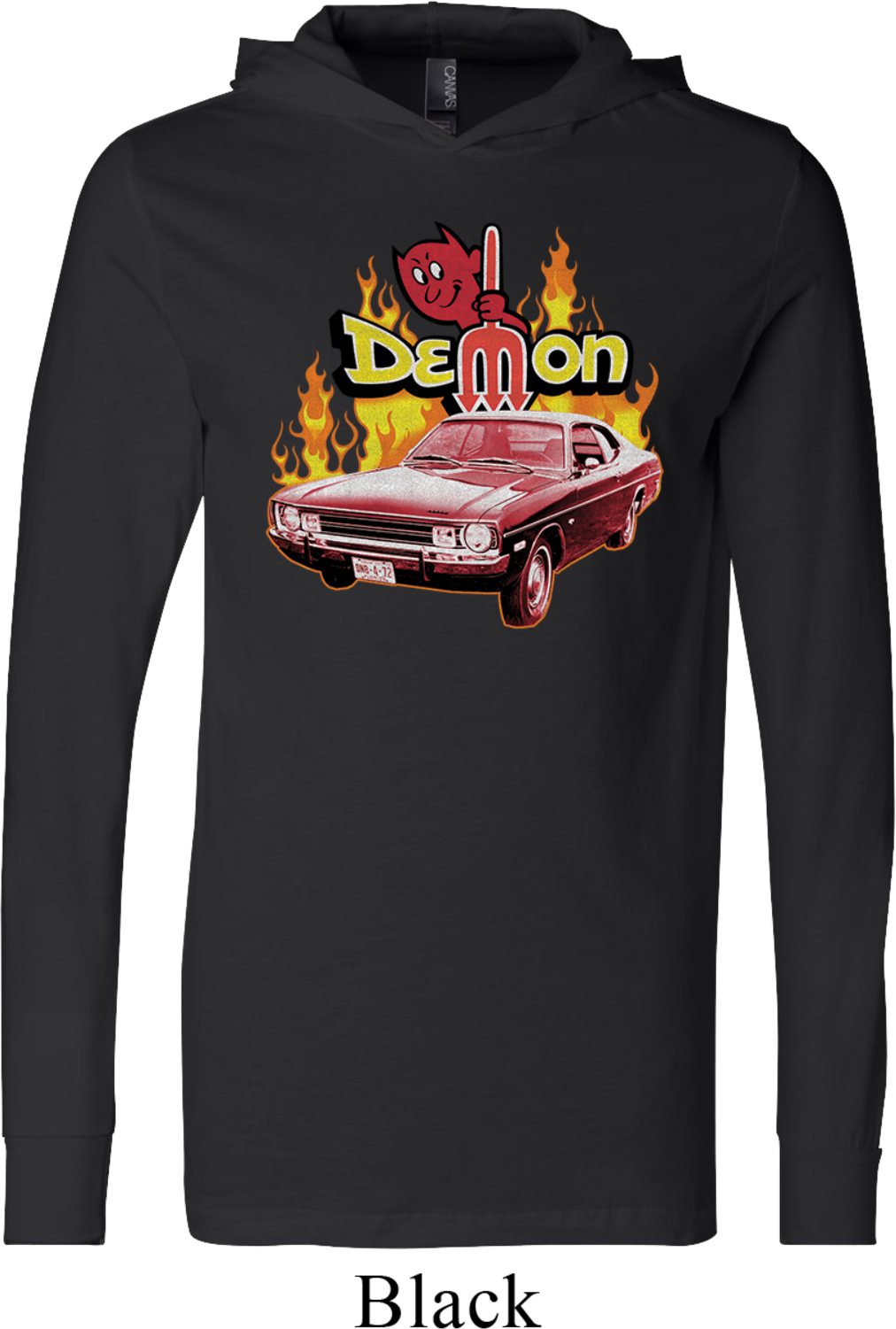 Dodge Demon Lightweight Hoodie - Dodge Demon Mens Shirts