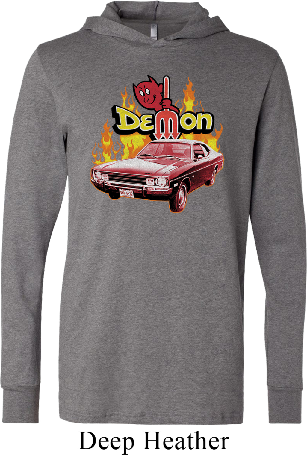Dodge Demon Lightweight Hoodie - Dodge Demon Mens Shirts