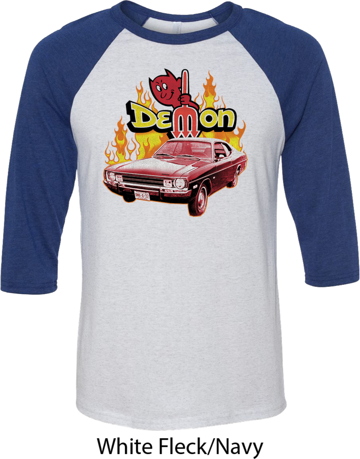 Dodge Demon Raglan Shirt - Dodge Demon Mens Shirts