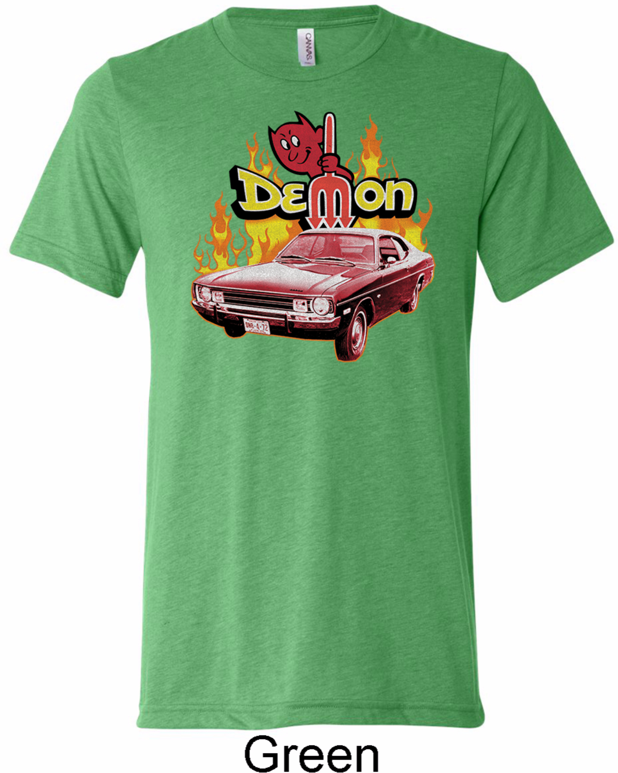 Dodge Demon Tri Blend Tee - Dodge Demon Mens Shirts