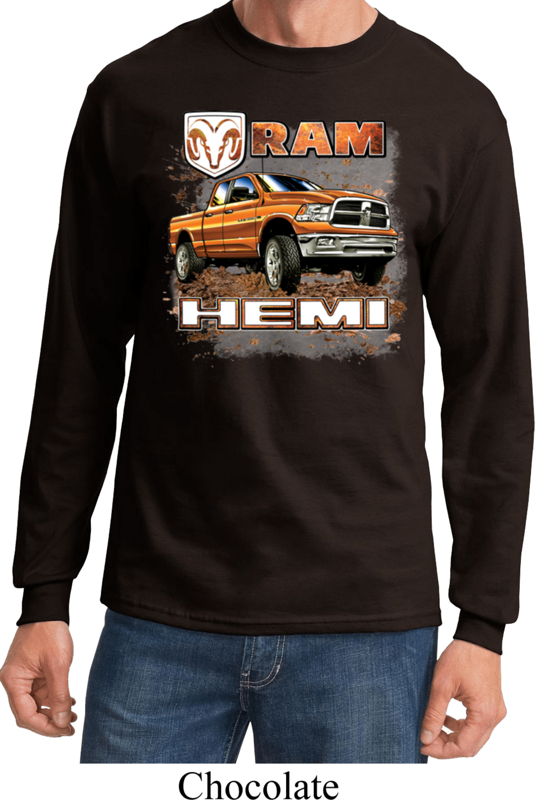Dodge Shirt Ram Hemi Trucks Long Sleeve Tee T-Shirt - Ram Hemi Trucks ...