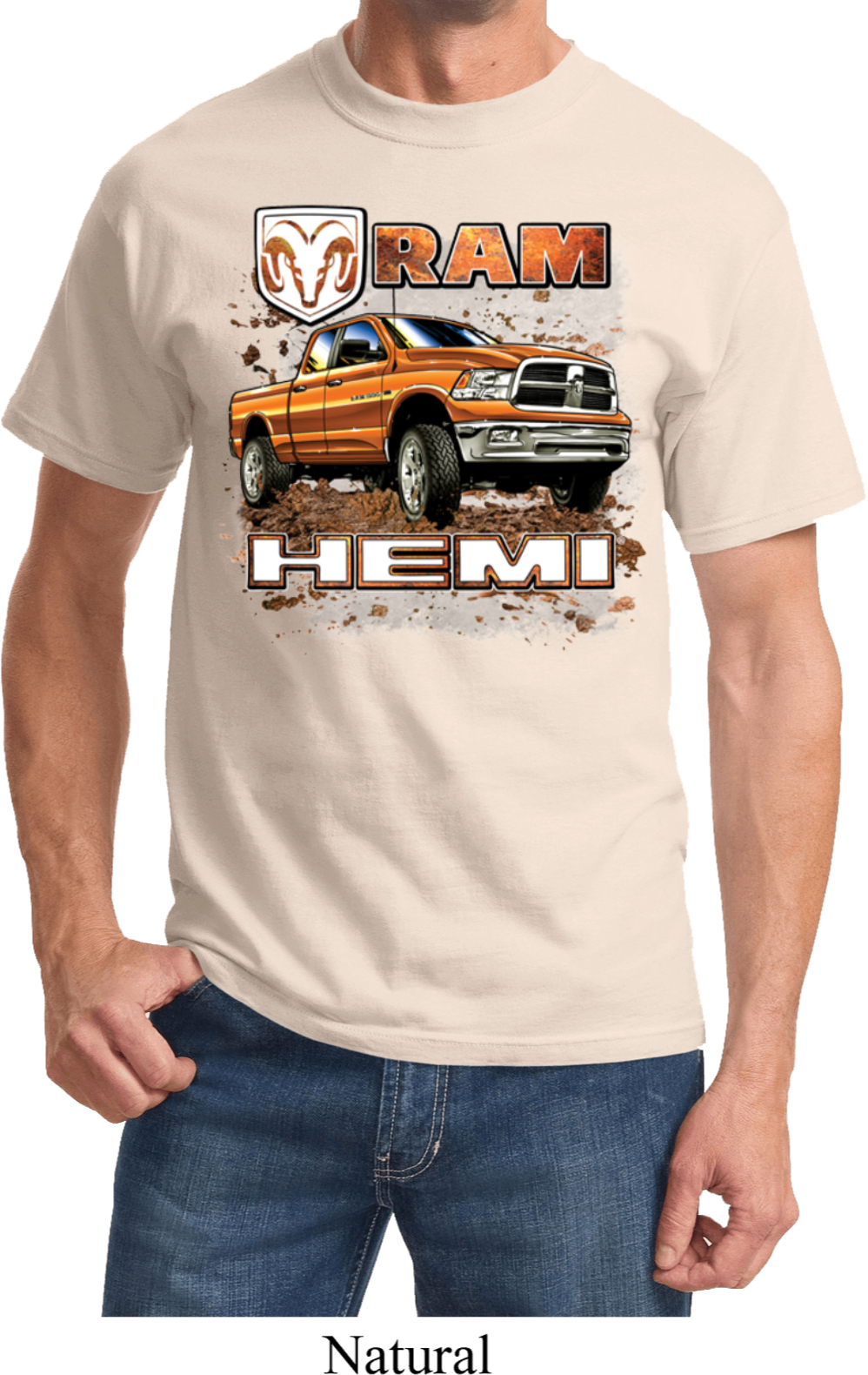 Dodge Shirt Ram Hemi Trucks Tee T-Shirt - Ram Hemi Trucks Mens Dodge Shirts