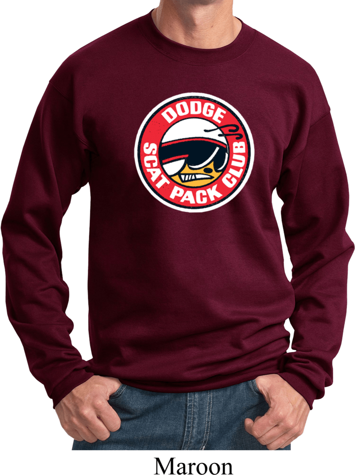 Dodge Sweatshirt Dodge Scat Pack Club Sweat Shirt - Dodge Scat Pack ...
