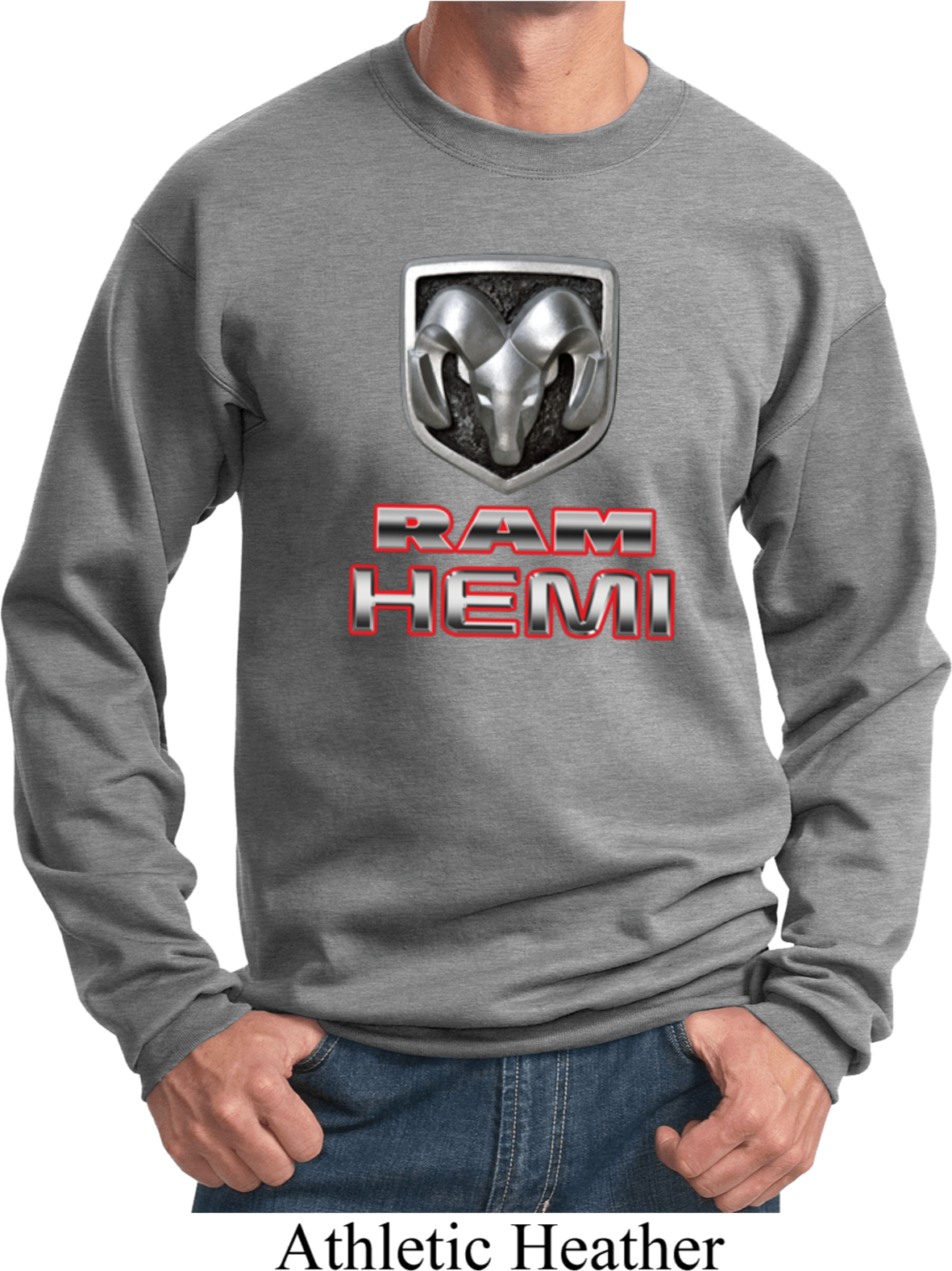 Dodge Sweatshirt Ram Hemi Logo Sweat Shirt - Ram Hemi Logo Mens Dodge ...