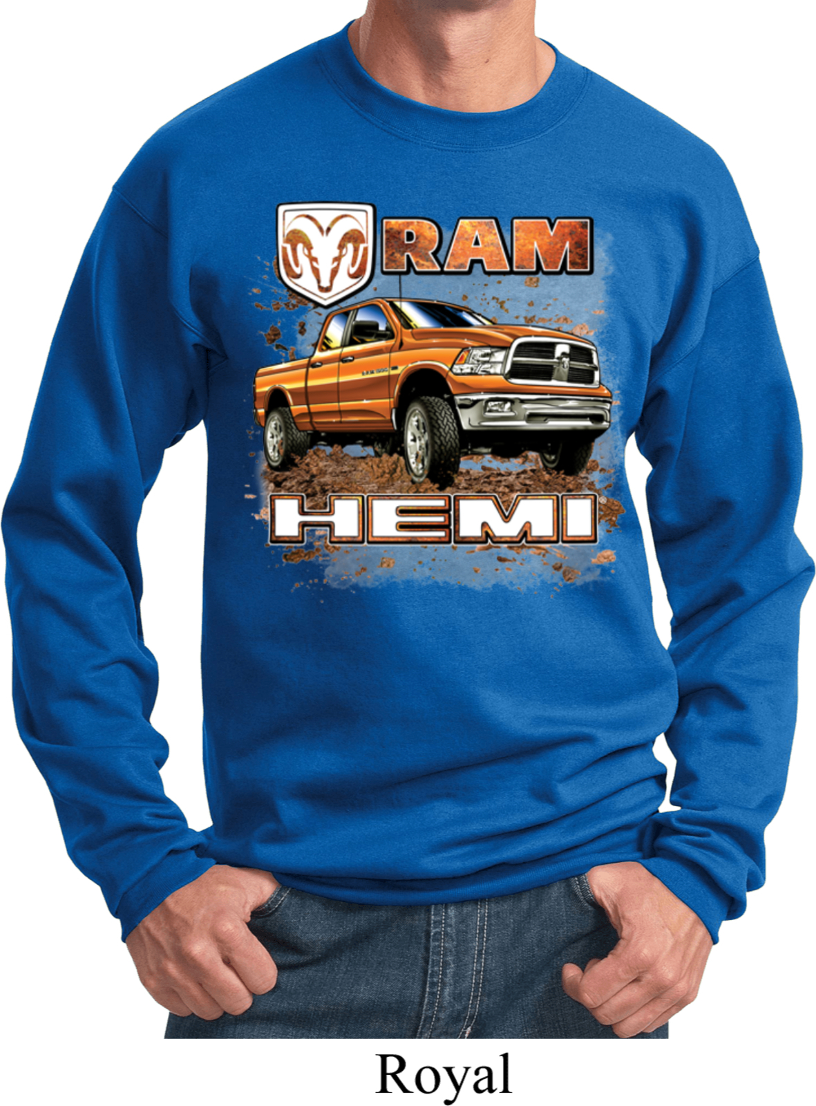 Dodge Sweatshirt Ram Hemi Trucks Sweat Shirt - Ram Hemi Trucks Mens ...