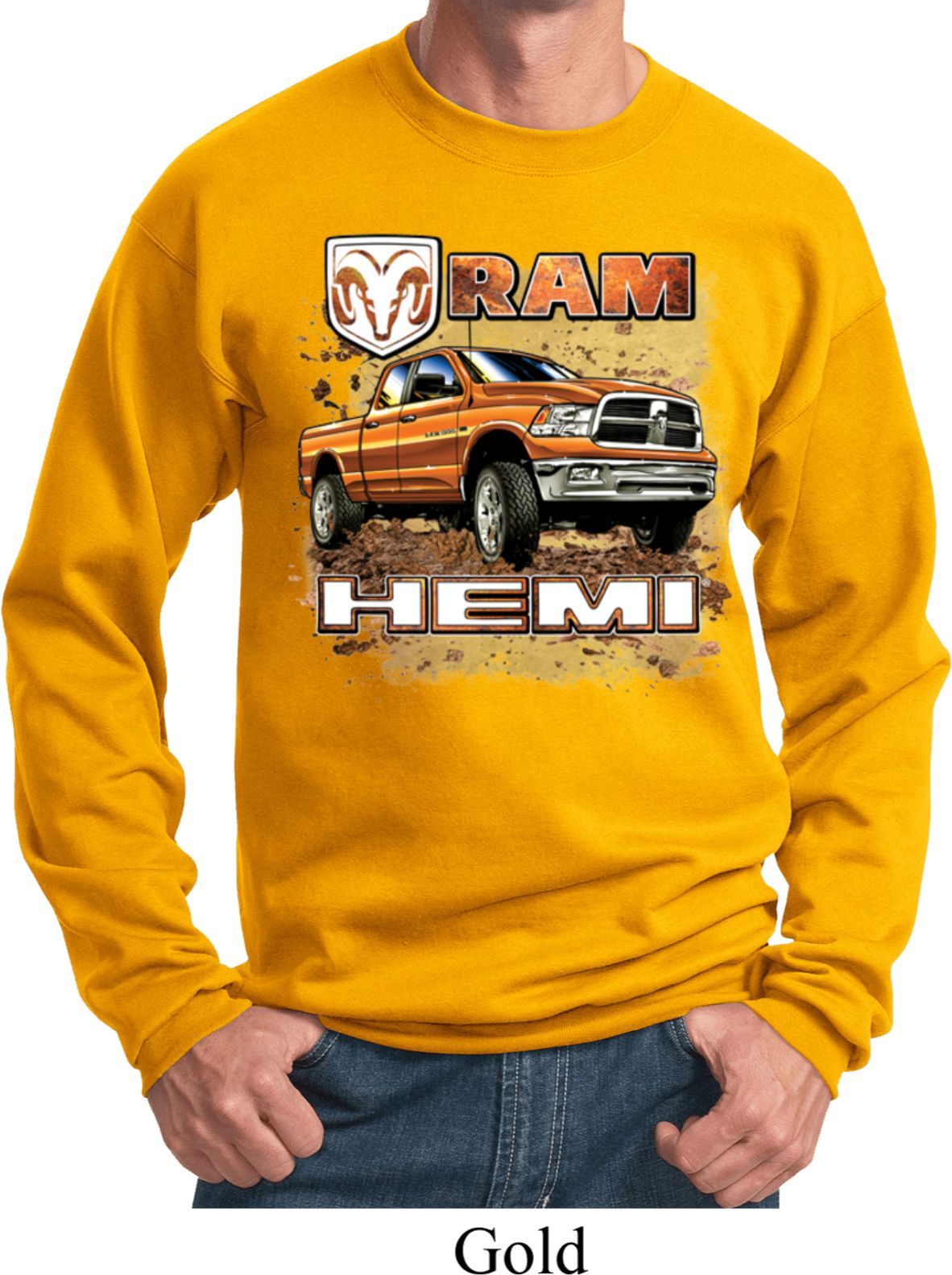 Dodge Sweatshirt Ram Hemi Trucks Sweat Shirt - Ram Hemi Trucks Mens ...