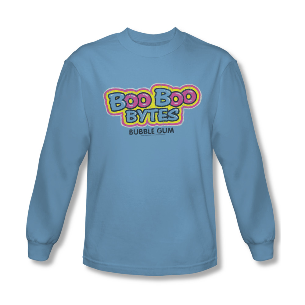 Double Bubble Shirt Boo Boo Long Sleeve Carolina Blue Tee T-Shirt ...