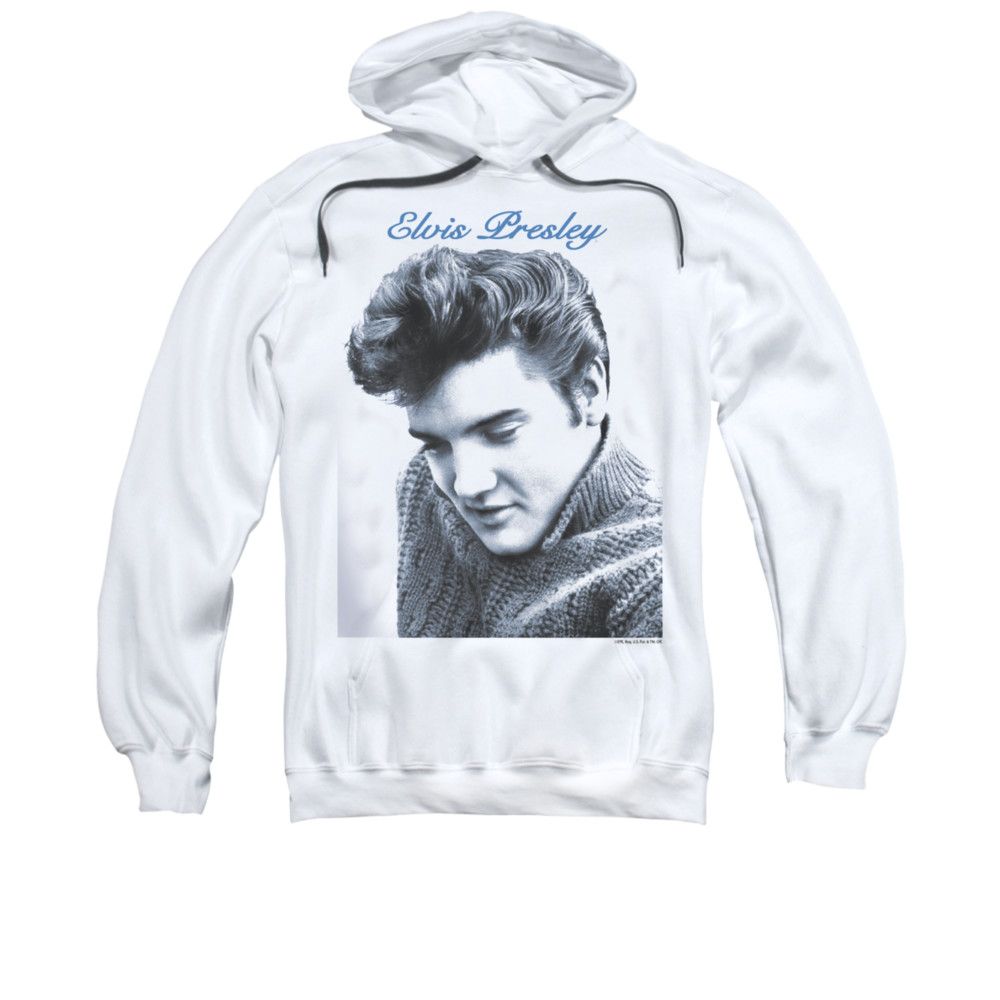 Elvis Presley Hoodie Script Sweater White Sweatshirt Hoody - Elvis ...