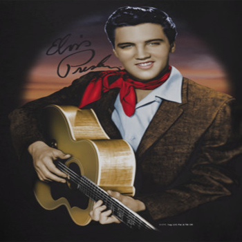 Elvis Presley Red Scarf 2 Shirts - Elvis Presley Shirts