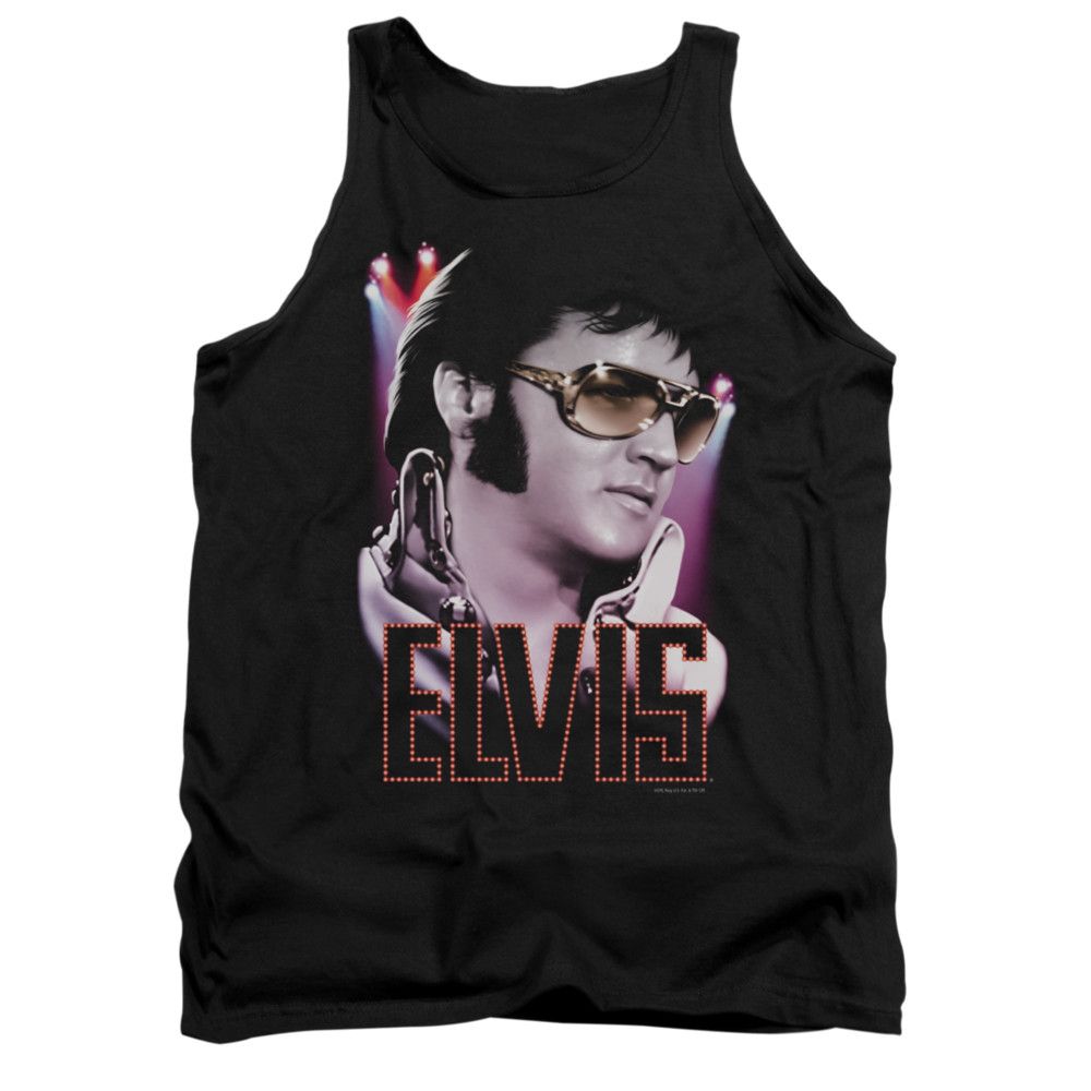 Elvis Presley Shirt Tank Top 70's Star Poster Black Tanktop - Elvis ...