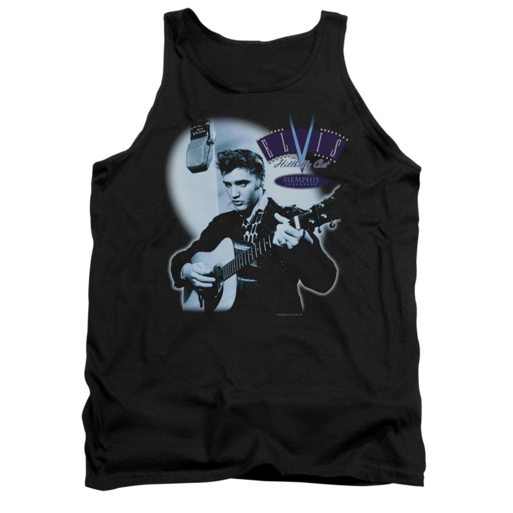 Elvis Presley Shirt Tank Top Hillbilly Cat Black Tanktop - Elvis ...