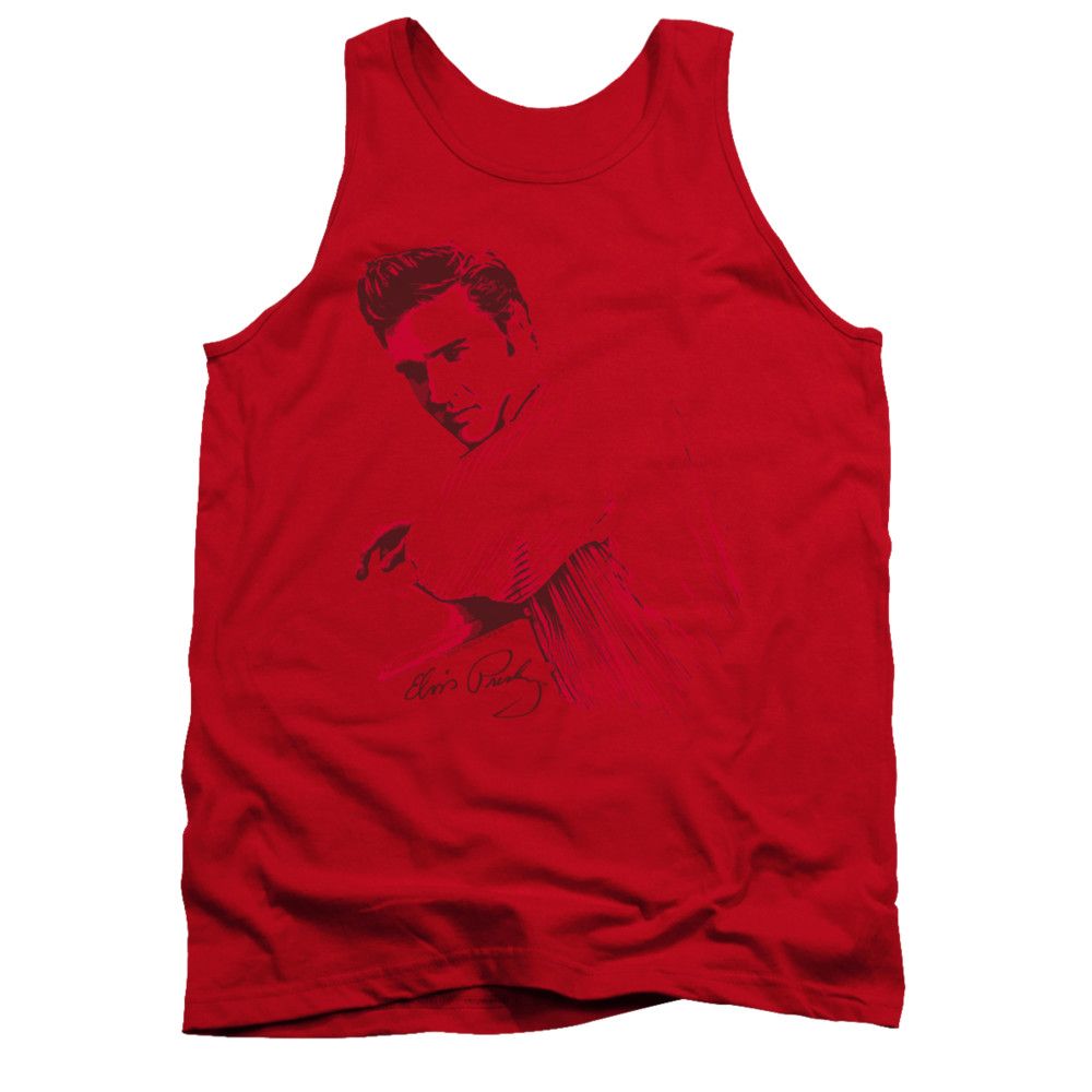 Elvis Presley Shirt Tank Top On The Range Red Tanktop - Elvis Presley ...