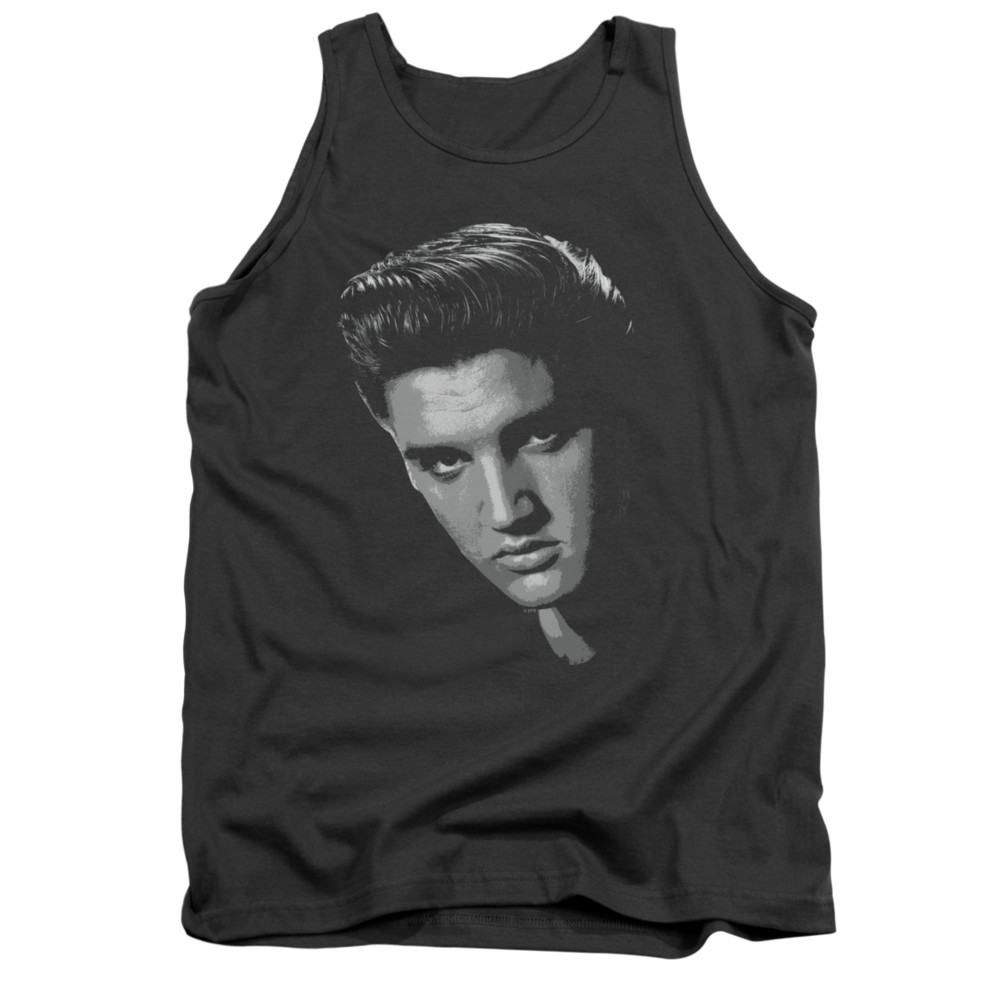 Elvis Presley Shirt Tank Top True American Idol Charcoal Tanktop ...