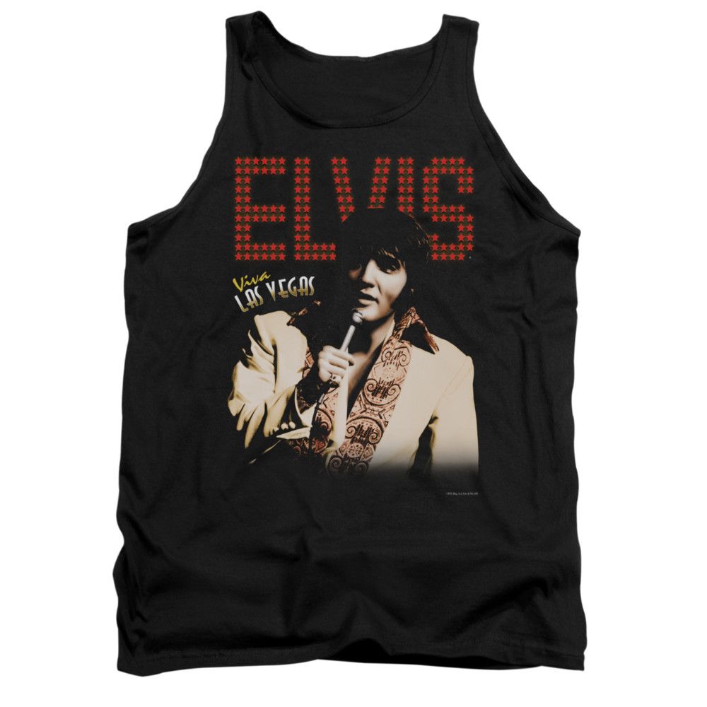 Elvis Presley Shirt Tank Top Viva Star Black Tanktop - Elvis Presley ...