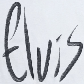 Elvis Presley Sketchy Name Shirts - Elvis Presley Shirts