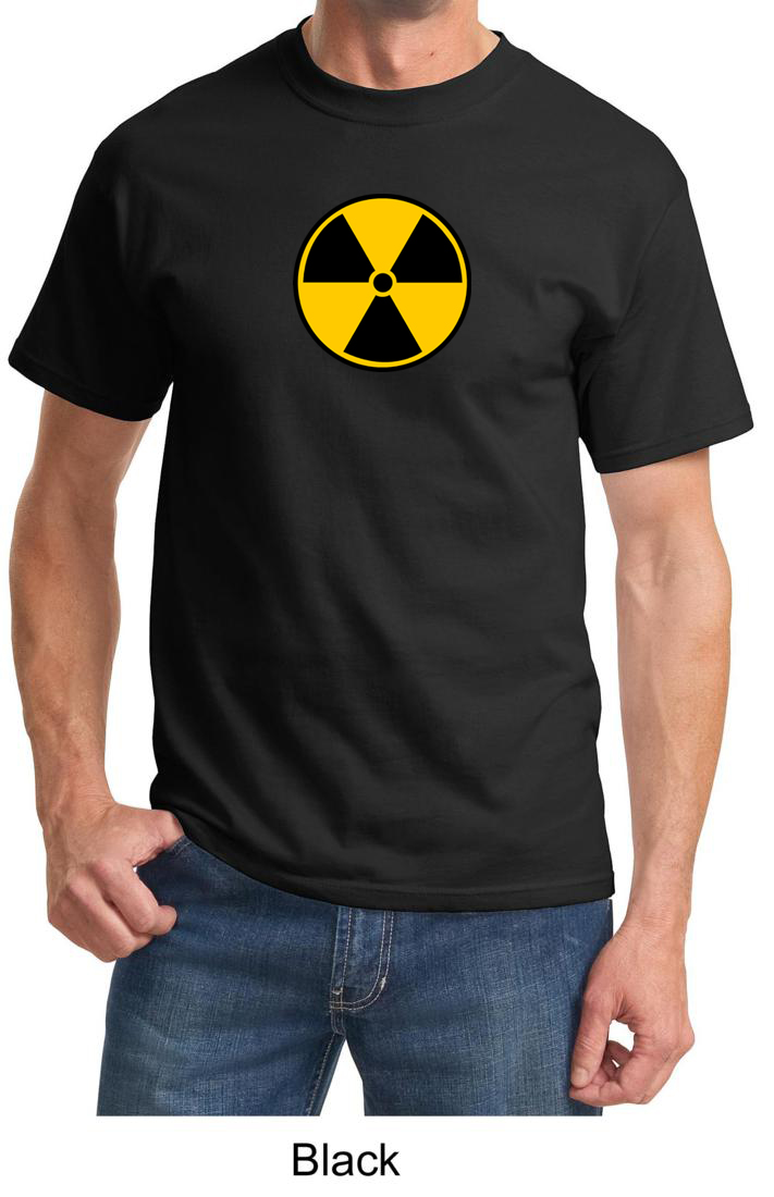 Fallout Shirt Radioactive Radiation Symbol Adult T-shirt - Radiation ...