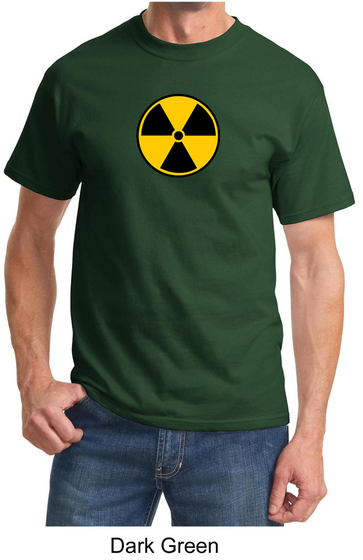 Fallout Shirt Radioactive Radiation Symbol Adult T-shirt - Radiation ...