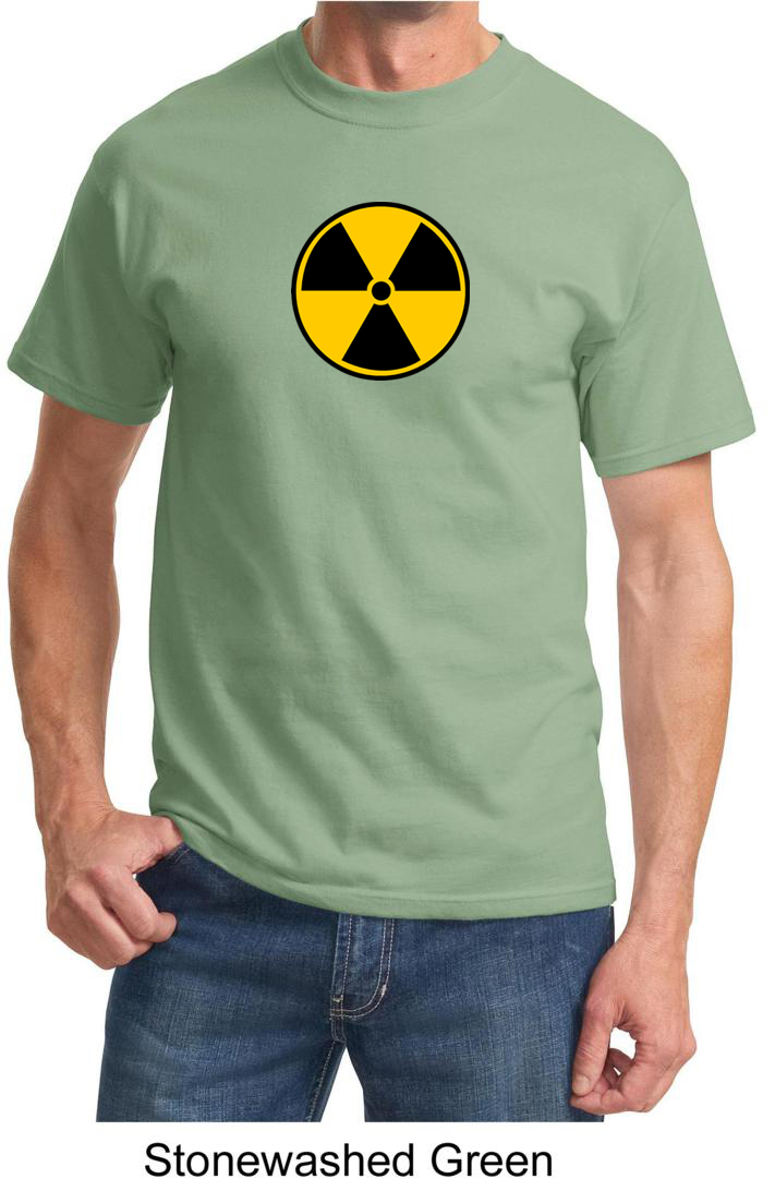 Fallout Shirt Radioactive Radiation Symbol Adult T-shirt - Radiation ...