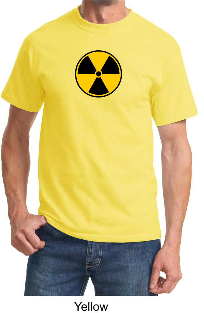 Fallout Shirt Radioactive Radiation Symbol Adult T-shirt - Radiation ...