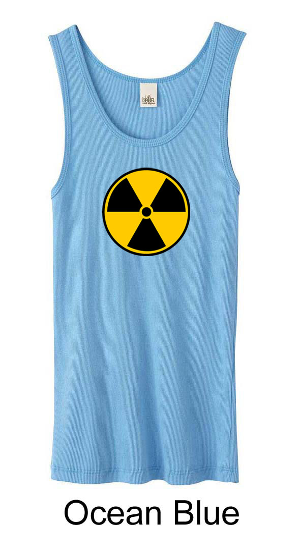 Fallout Tank Top Radioactive Radiation Symbol Ladies Organic Tanktop ...