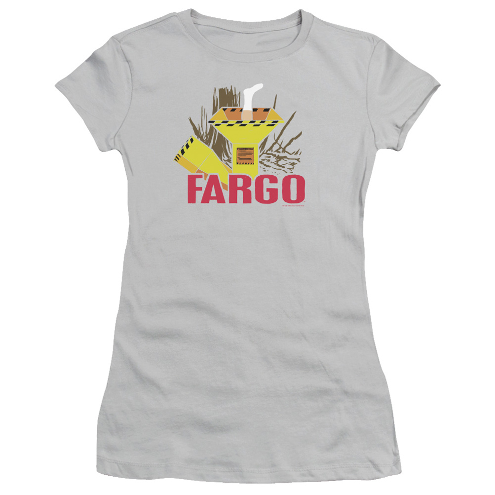 Fargo Juniors Shirt Woodchipper Silver T-Shirt - Fargo Woodchipper Shirts