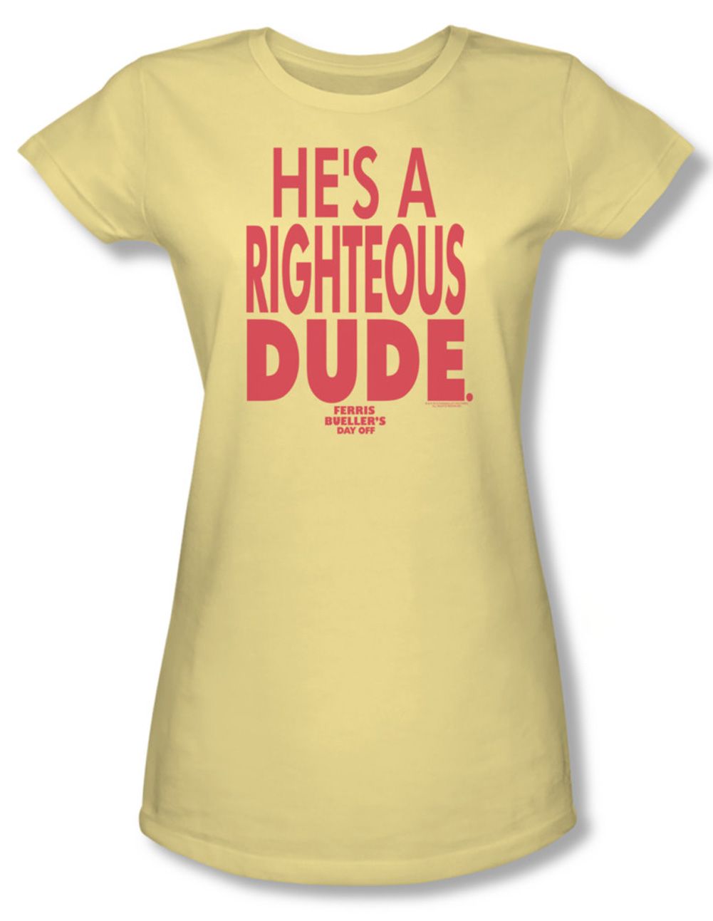 Ferris Bueller's Day Off Shirt Juniors Righteous Dude Banana T-Shirt ...