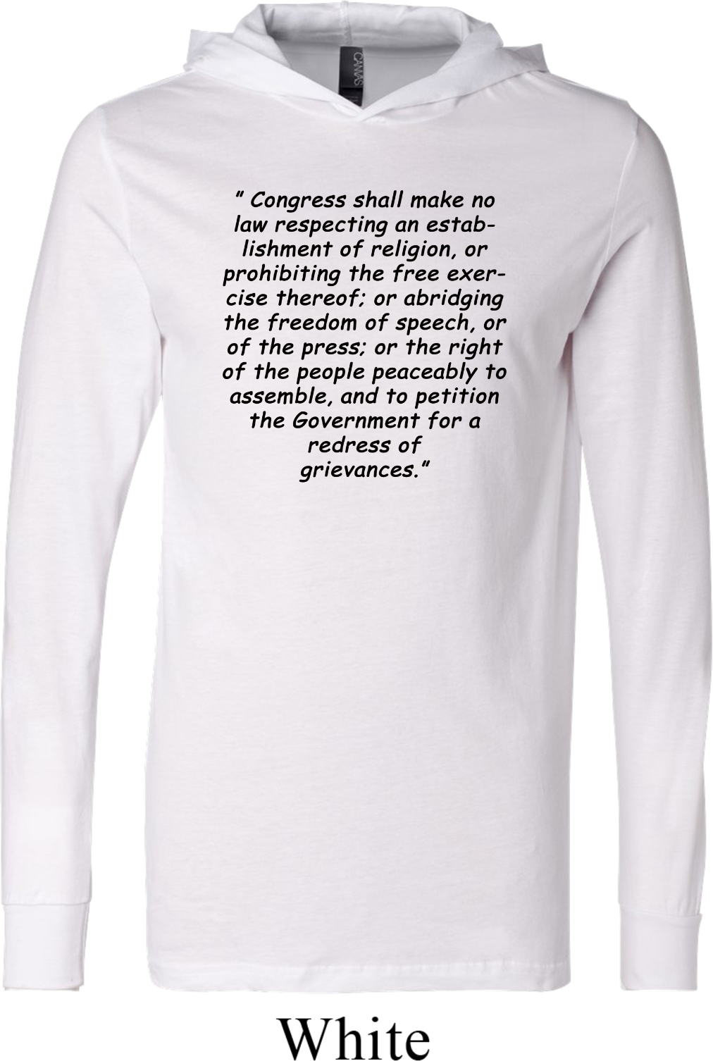 First Amendment Lightweight Hoodie Tee - First Amendment Mens Shirts