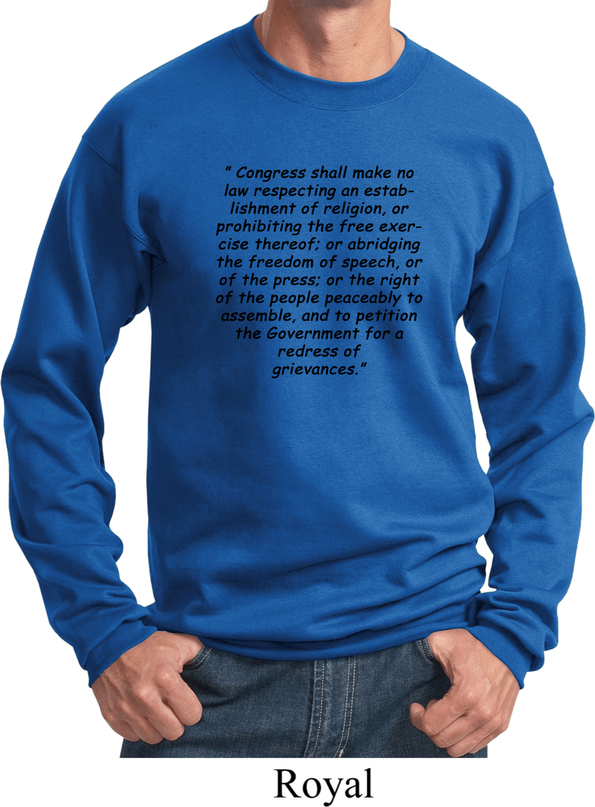 First Amendment Sweatshirt - First Amendment Mens Shirts