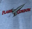 Flash Gordon T-Shirt - Flash Comic Logo Adult Light Blue Tee Shirt ...