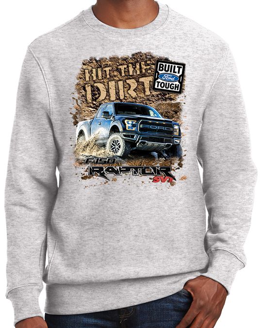 Ford F150 Raptor SVT Truck Heavyweight Sweatshirt - Athletic Heather ...