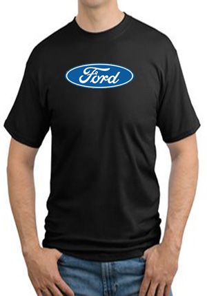 Ford Logo Tall T-Shirts - Oval Emblem Classic Car Adult Tee Shirts ...