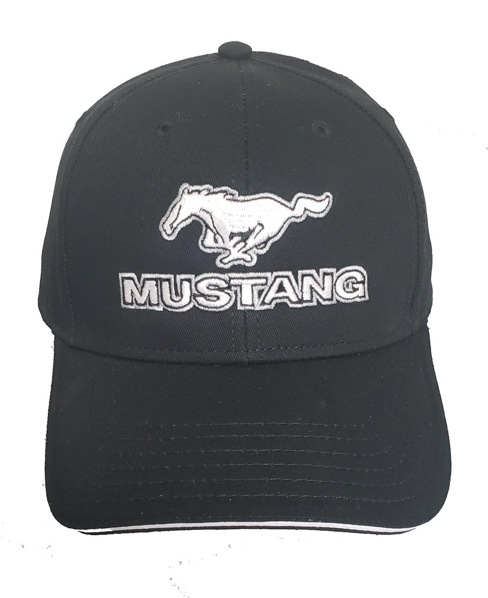 Ford Mustang Hat with Ford Logo - Embroidered Cap - Ford Mustang Hats - Cap