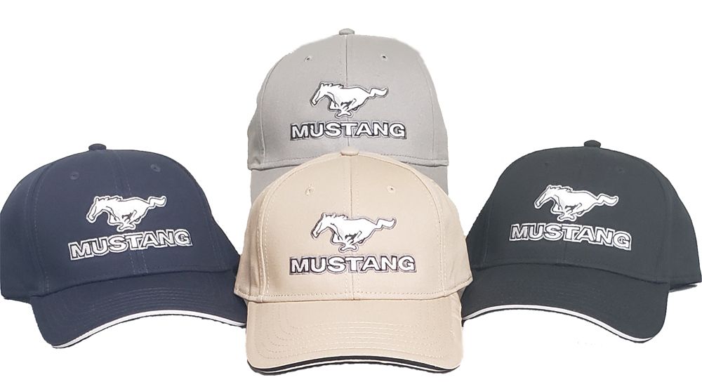 Ford Mustang Hat with Ford Logo - Embroidered Cap - Ford Mustang Hats - Cap