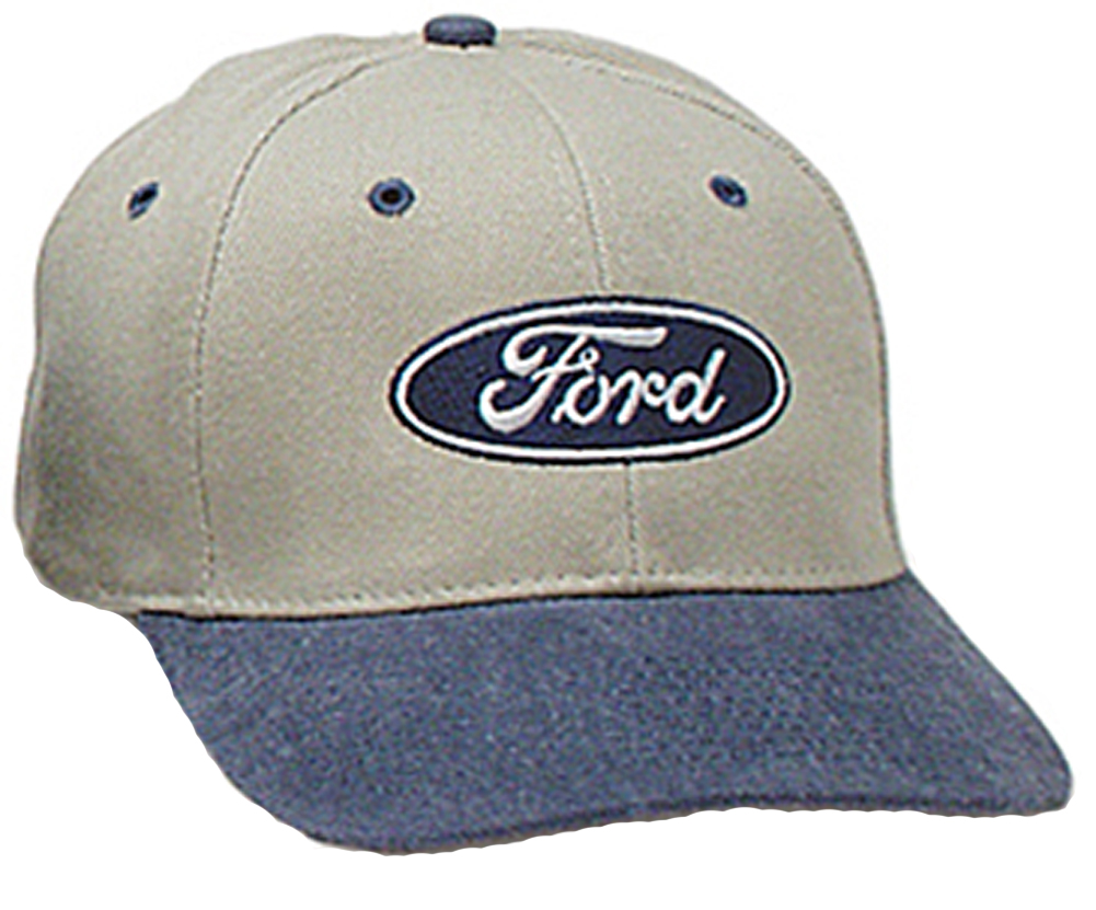 Ford Two Tone Hat - Logo Embroidered Adjustable Cap - Ford Hats - Caps