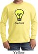 Genius Light Bulb Kids Long Sleeve Shirt - Genius Light Bulb Kids Shirts